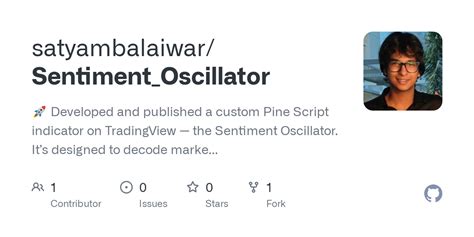 Github Satyambalaiwarsentimentoscillator 🚀 Developed And Published A Custom Pine Script