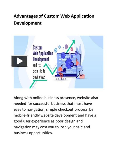 Ppt Advantages Of Custom Web Application Development Powerpoint Presentation Free To