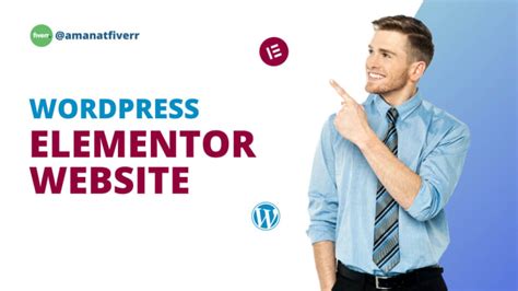 Design A Responsive Elementor Wordpress Website By Amanatfiverr Fiverr