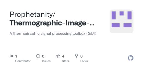 github prophetanity thermographic image processing gui a thermographic signal processing