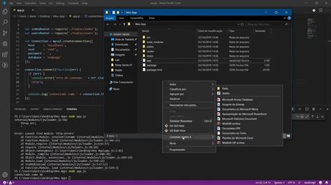 utilizando banco de dados mysql com nodejs youtube
