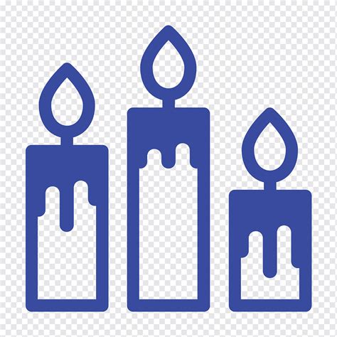 촛불 축 하 날 기독교 부활절 휴일 선 봄 부활절 라인 아이콘 Png Pngwing