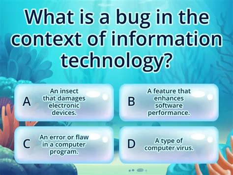 [thien class] bug in information technology quiz