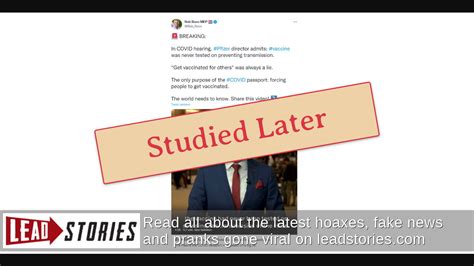 Fact Check Pfizer Vaccine Clinical Trial Not Intended To Test Transmission Prevention Thats