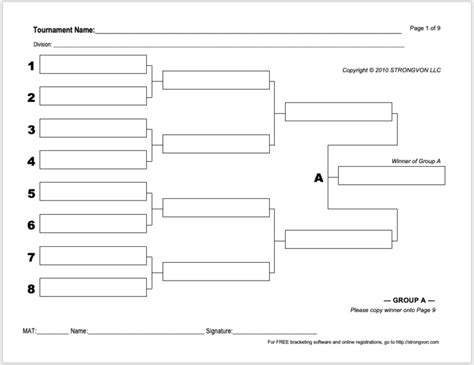 7 Free Tournament Bracket Generators And Templates