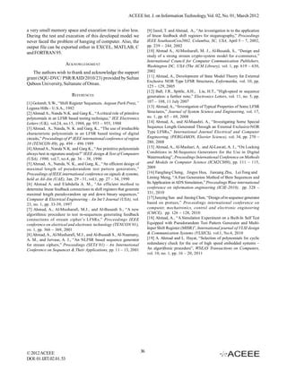 Design Of A Pseudo Random Binary Code Generator Via A Developed Simulation Model PDF