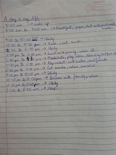 Honest Time Table Class 11 Student Will Go To Class 12 After 1