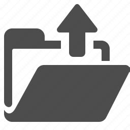 Arrow Document File Folder Open Icon Download On Iconfinder