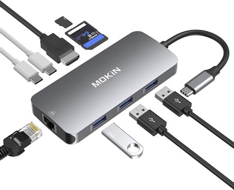 Usb C Adapters For Macbook Pro Air Mac Dongle With 3 Usb