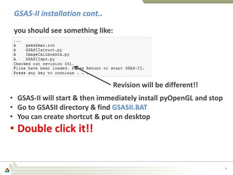 ppt installing gsas ii powerpoint presentation free download id 1584927