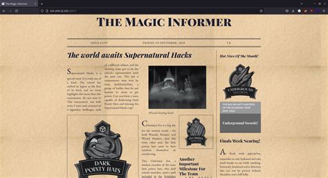 HTB University CTF The Magic Informer Writeup