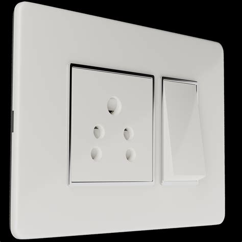 Socket With Safety 3d Model Cgtrader