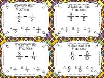 Subtracting Fractions By Tucker S Mama Teachers Pay Teachers Subtracting Fractions By Tucker S Mama Teachers Pay Teachers