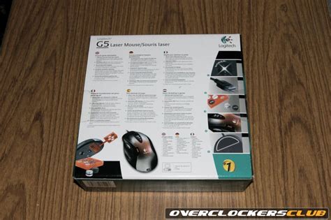 Logitech G5 Laser Gaming Mouse Review Overclockers Club