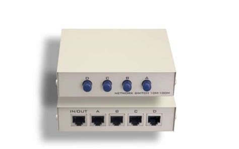 Way RJ Manual Data Switch Denco Design Inc