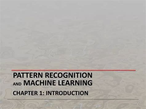 Ppt Pattern Recognition And Machine Learning Introduction Example Curve Fitting Gaussian