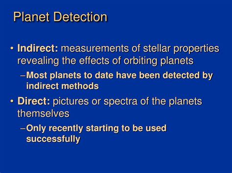 Ppt Lecture 8 Extrasolar Planets Powerpoint Presentation Free Download Id 2163755