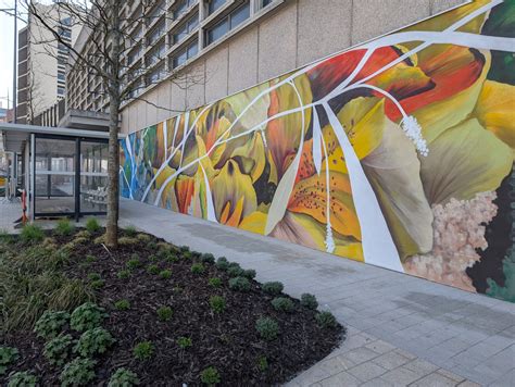 Swindon Borough Council A New Floral Mural Has Been Created On The
