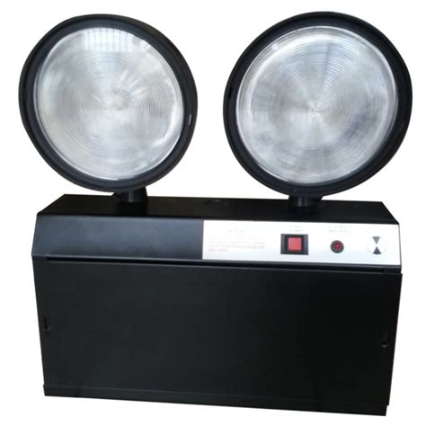 Metal Housing Safety Fire Proof Double Lamp Twin Head Surface Mounted LED Exit Escape Emergency