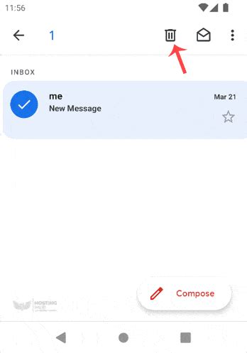 TPC Hosting Support How To Delete CPanel Emails In Android