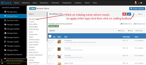 How To Activate Order Type On Catalog Twirll