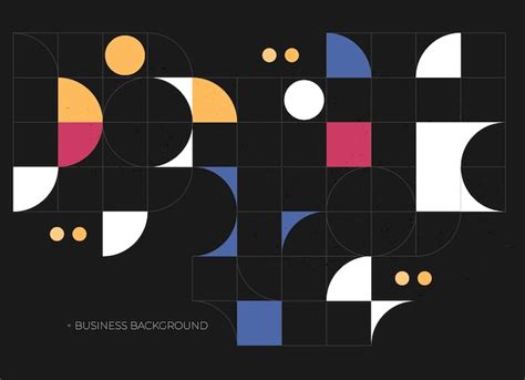 Premium Vector Flat Vector Minimal Geometric Background Dynamic