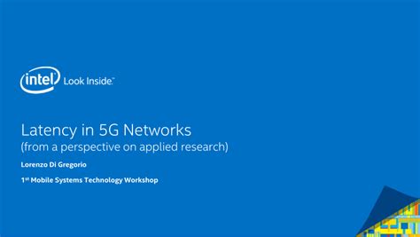 Pdf Latency In 5g Networks