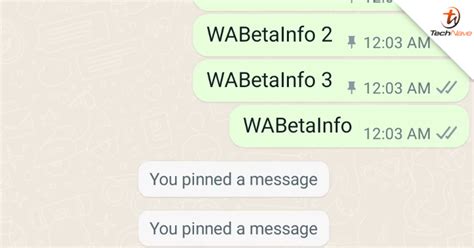 Whatsapp Is Testing The “pin More Than One Message” Feature In A Chat