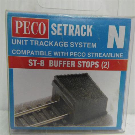 Peco St 8 Buffer Stops 2 Uk Model Railway Locomotives Rolling Stock And Accessories