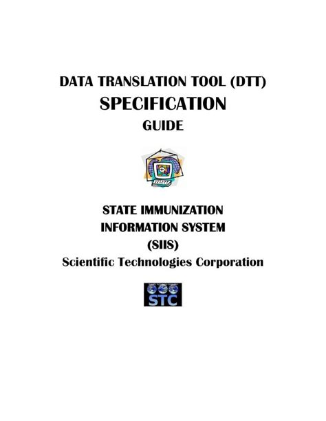 Pdf Data Translation Tool Dtt Specification Specification Guide V4