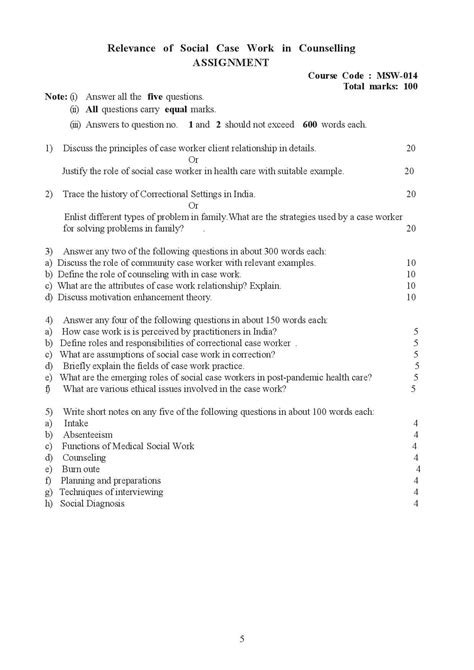 Download IGNOU MSW 14 Solved Assignment 2023 24 Pdf