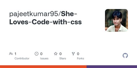 Github Pajeetkumar She Loves Code With Css