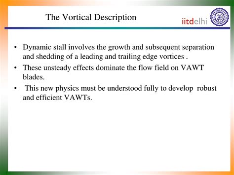 Ppt Vortical Description Of Dynamics Stall Effects In A Vawt