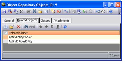 About The Object Repository Objects Form Aptify Support