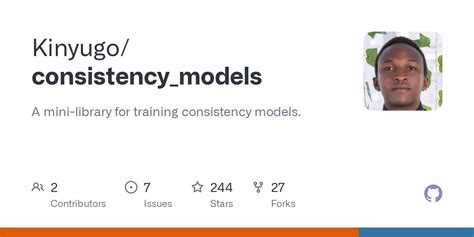 Github Kinyugoconsistencymodels A Mini Library For Training Consistency Models
