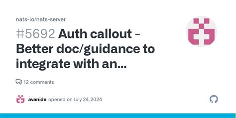 Auth Callout Better Docguidance To Integrate With An Oauth2oidc