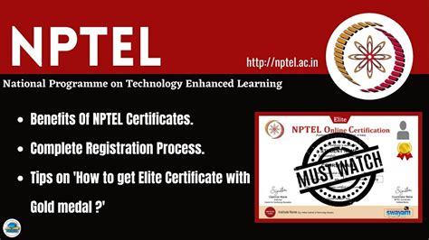 Nptel Course Certification From Top Iits Fees Exam Pattern Certificate Criteria Youtube
