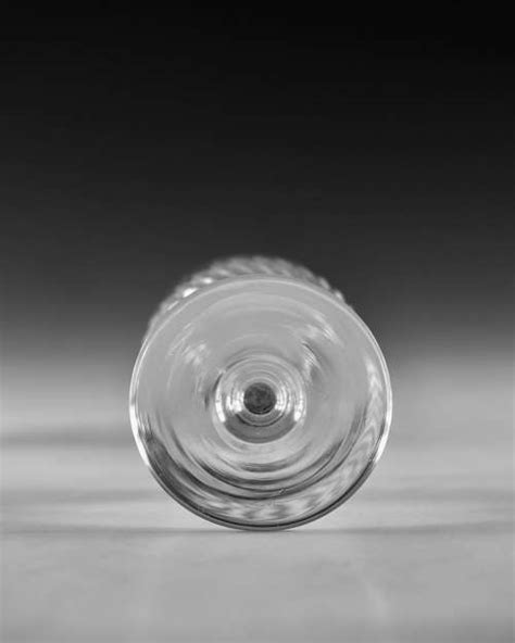 Antique Glass Port Glasses Set Of Seveseven Port Glasses English C1820