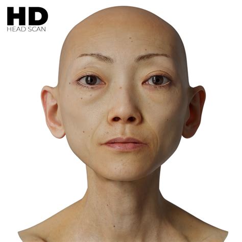 Hd Female 3d Head Model 55