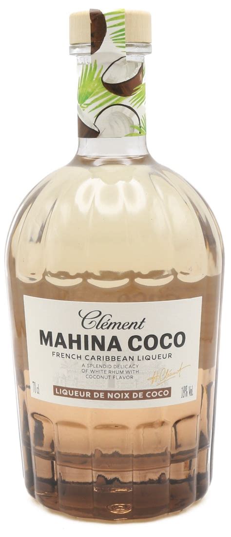 Clément Mahina Coco 18 Liqueur De Coco Au Rhum Agricole Douceur