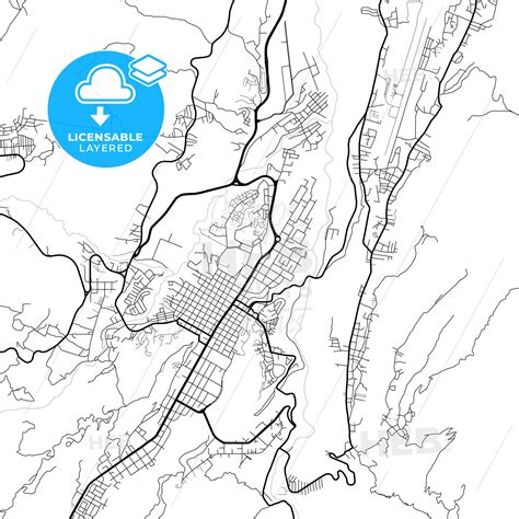 layered pdf map of valera venezuela vector download hebstreits