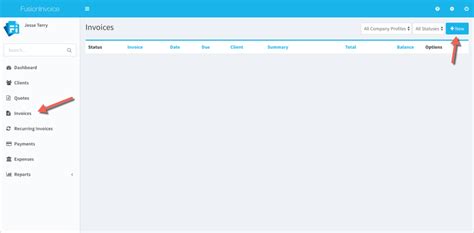 Invoices FusionInvoice