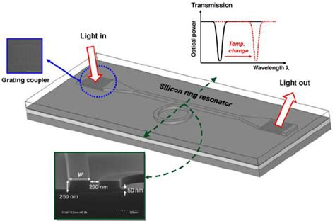 Configuration Of The Proposed Temperature Sensor Based On A Silicon Download Scientific Diagram