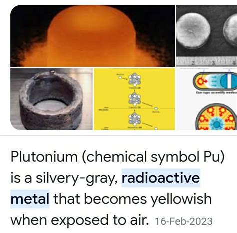 Non Radioactive Plutonium At Gretchen Shaw Blog