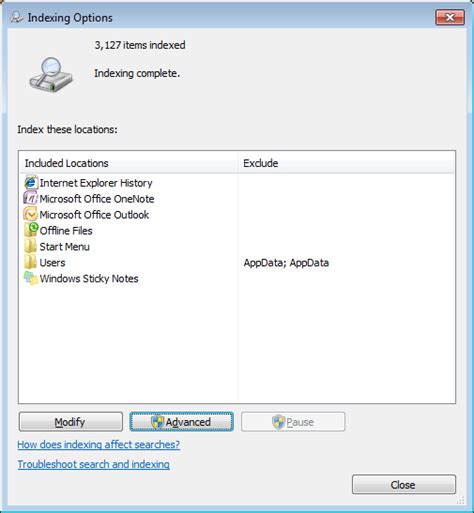 How To Fix Searching And Indexing Issue And Rebuild The Index