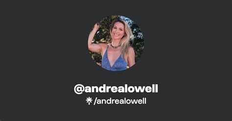 Andrealowell Instagram Facebook Linktree