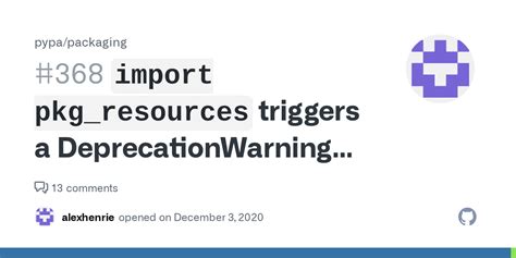 Import Pkg Resources Triggers A DeprecationWarning On Python Issue Pypa Packaging