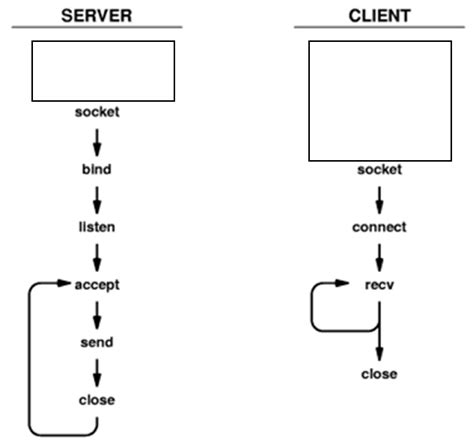 Solved Figure 3 A Sequence Of Socket Primitives Shows A