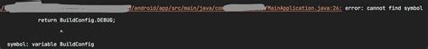 Error Cannot Find Symbol Buildconfig · Issue 37474 · Facebookreact