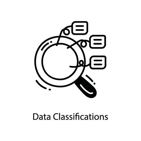 Data Classifications Doodle Icon Design Illustration Networking Symbol